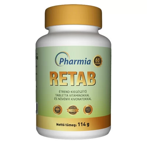 Retab 14 féle vitamin, ásványi anyag és növényi kivonat kombinációja
